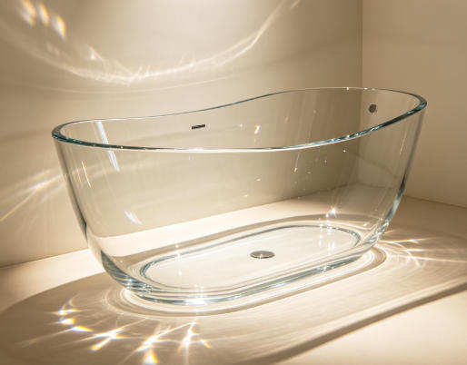 Molde de tina transparente